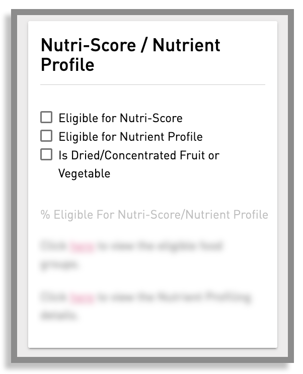 Nutri-Score Report – NutriCalc