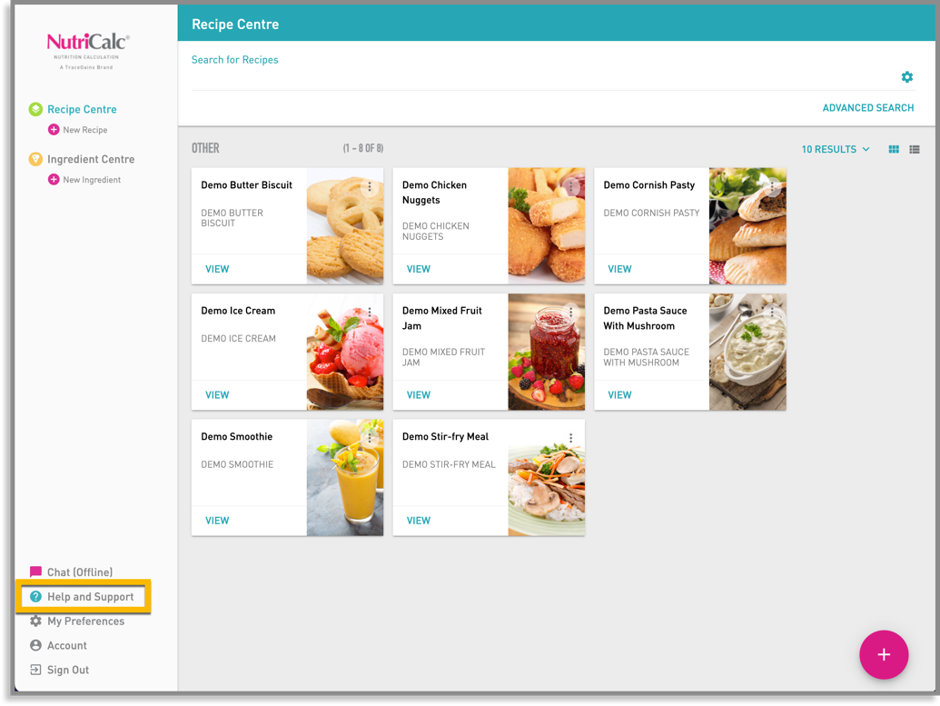 Register for a NutriCalc UK/non-USA Account – NutriCalc