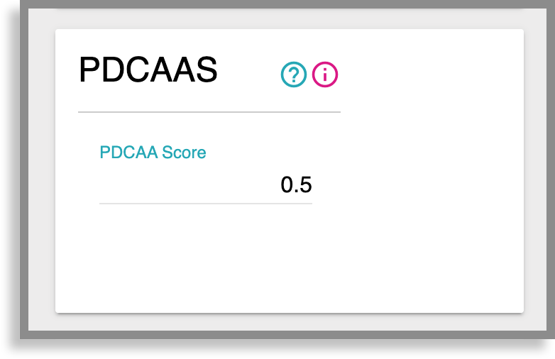 Using PDCAAS to Display %DV on your Label – NutriCalc