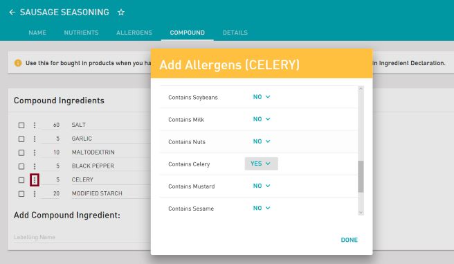 Ingredient Declaration Basics – NutriCalc