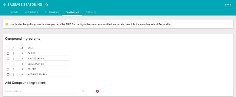Ingredient Declaration Basics – NutriCalc